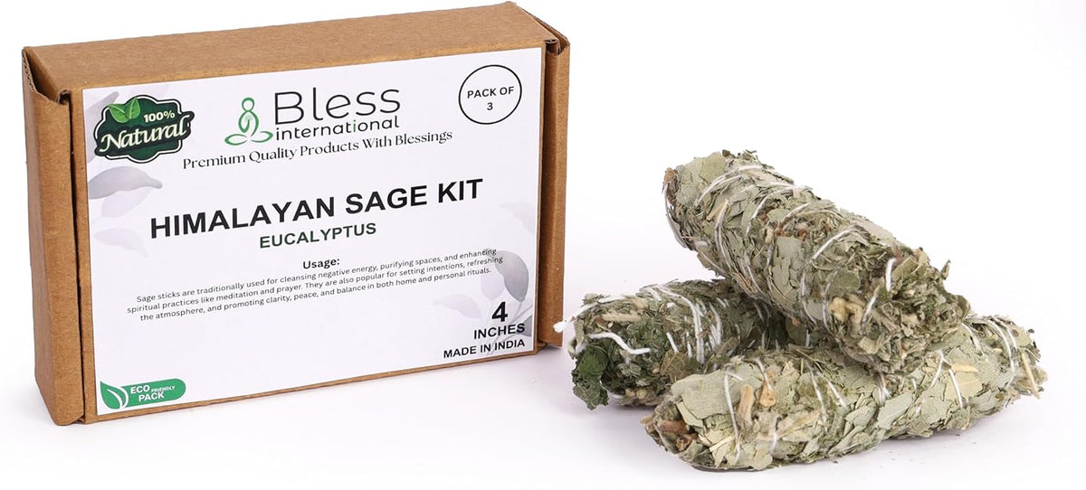 Himalayan Sage Incense 4 Inches Long (Eucalyptus) – Bless International